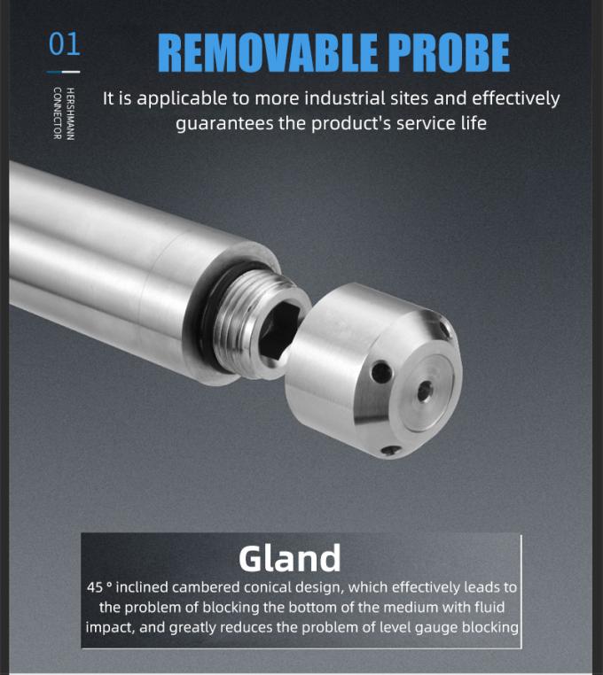 Stainless Steel 4--20mA Level Sensor for Accurate Hydrostatic Water ...