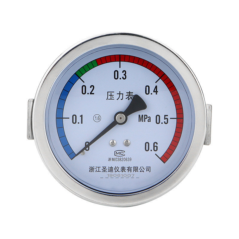 Y100ZK Mpa Pressure Gauge with Design Axial Clip Type from Yueqing ...