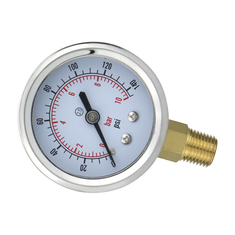 50.5mm High Accuracy Water Pressure Indicator 2.5% for Universal Air ...