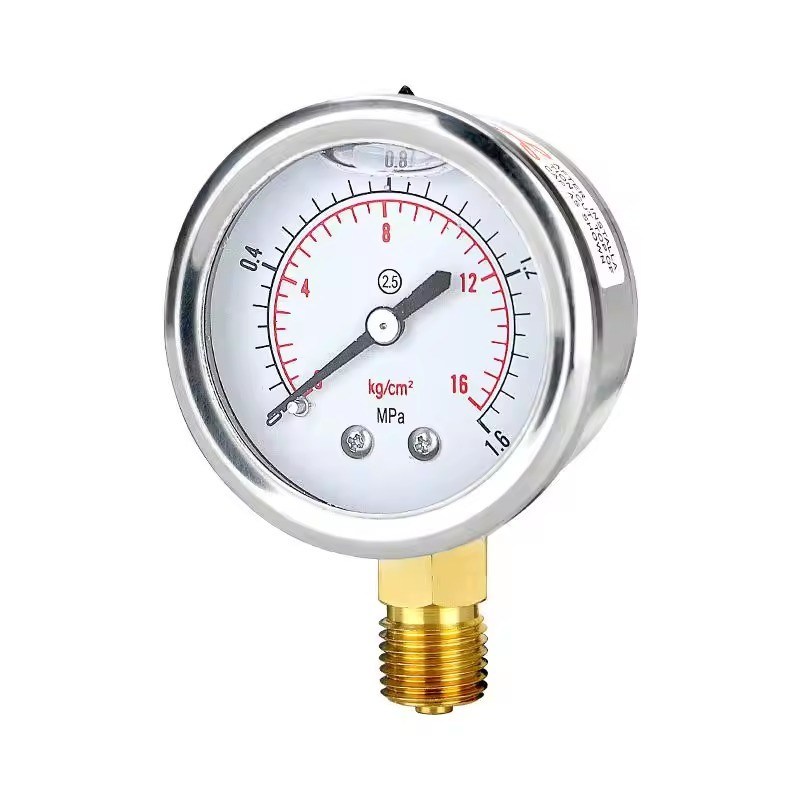 High Precision YN50 Hydraulic Pressure Meter Gauge with 2.5% Accuracy ...