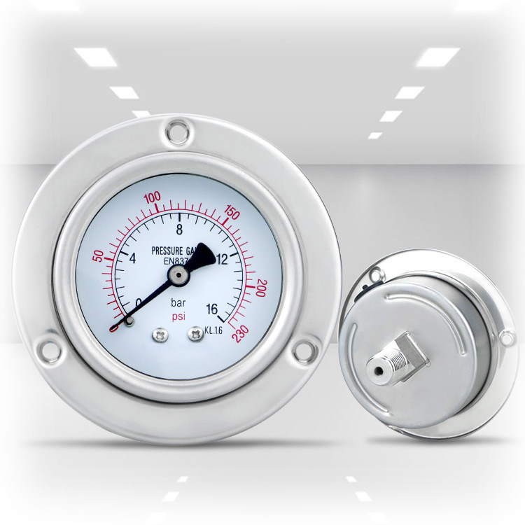 60mm Nominal Diameter High Pressure Oil Flow Meter Axial Gas Manometer ...