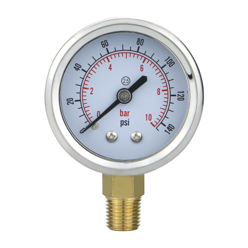 50mm Small Hydraulic Pressure Gauge with 2.5% Accuracy and 400bar Range ...