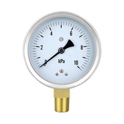 100mm Nominal Diameter Brass Connection Micropressure Manometer with ...